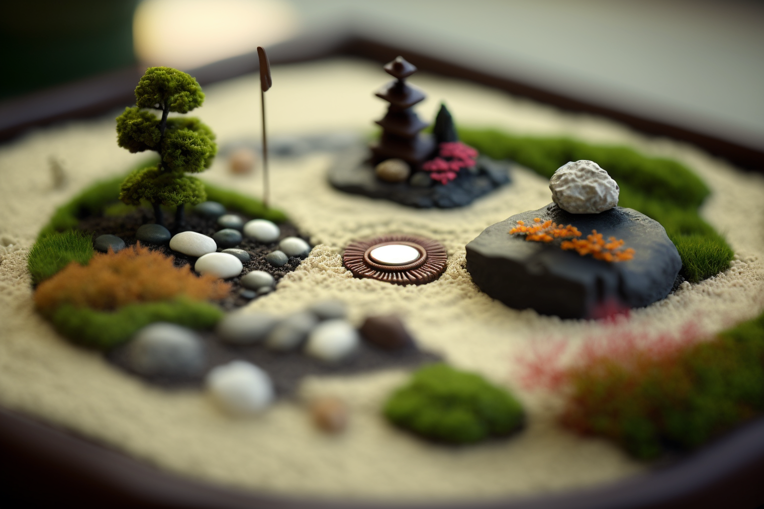 Mindfulness Meets Productivity: Japanese Zen Garden For Your Desk ...